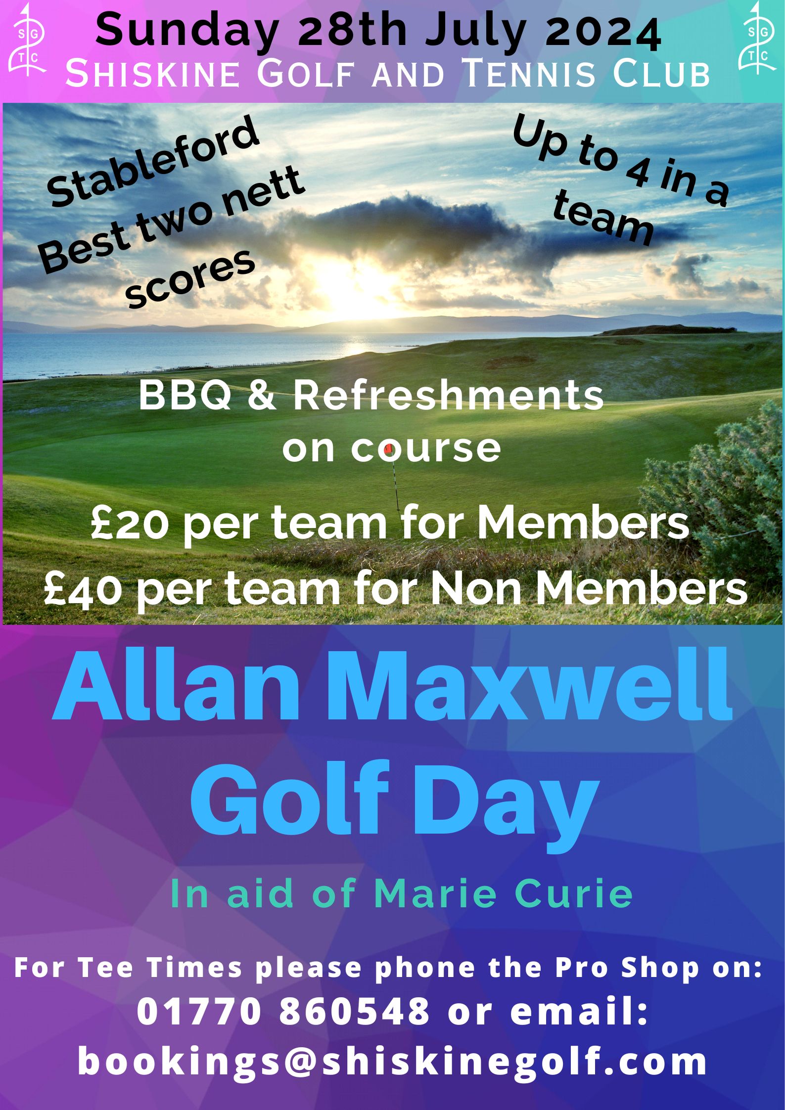 Allan Maxwell Trophy - Shiskine Golf And Tennis Club